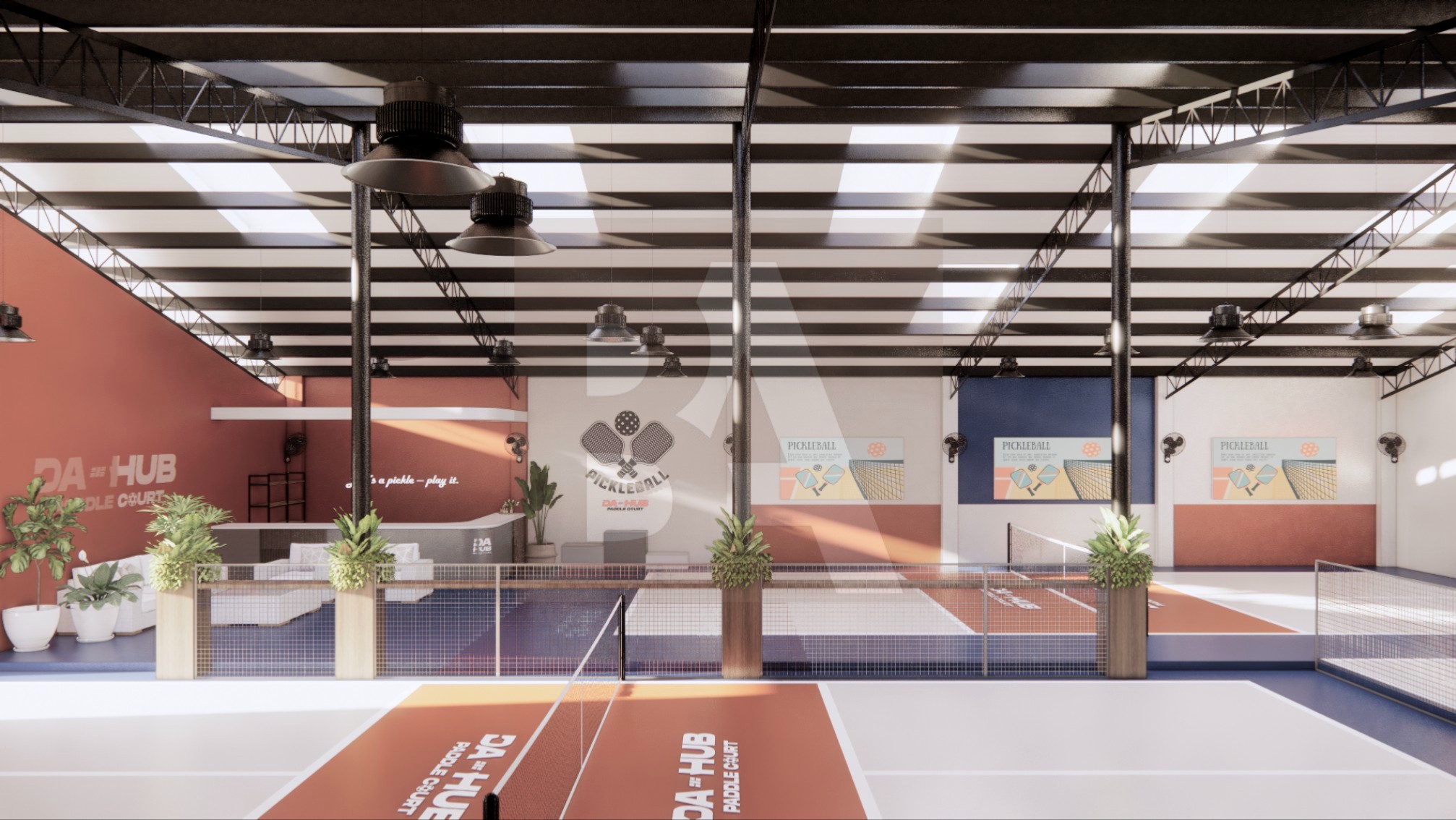 View Da-Hub Paddle Court - PickleHub